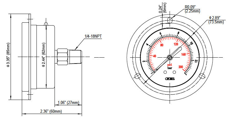 Cryogenic Pressure Gauge | Genstartech